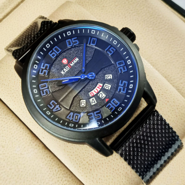 Kademan 6128G Watch Chaffer Chain With Day & Date